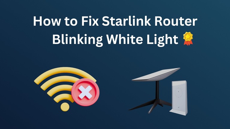 How to Fix Starlink Router Blinking White Light - Easy Steps • DataFeature