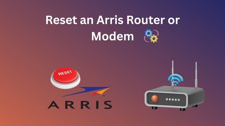 How to Reset an Arris Router or Modem • DataFeature