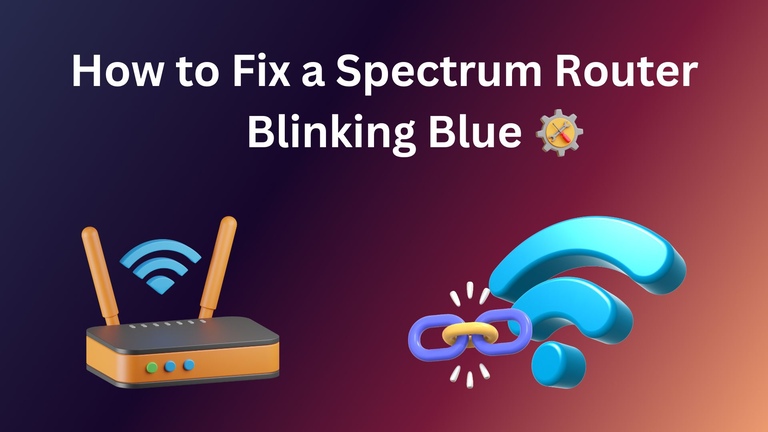 How to Fix a Spectrum Router Blinking Blue • DataFeature